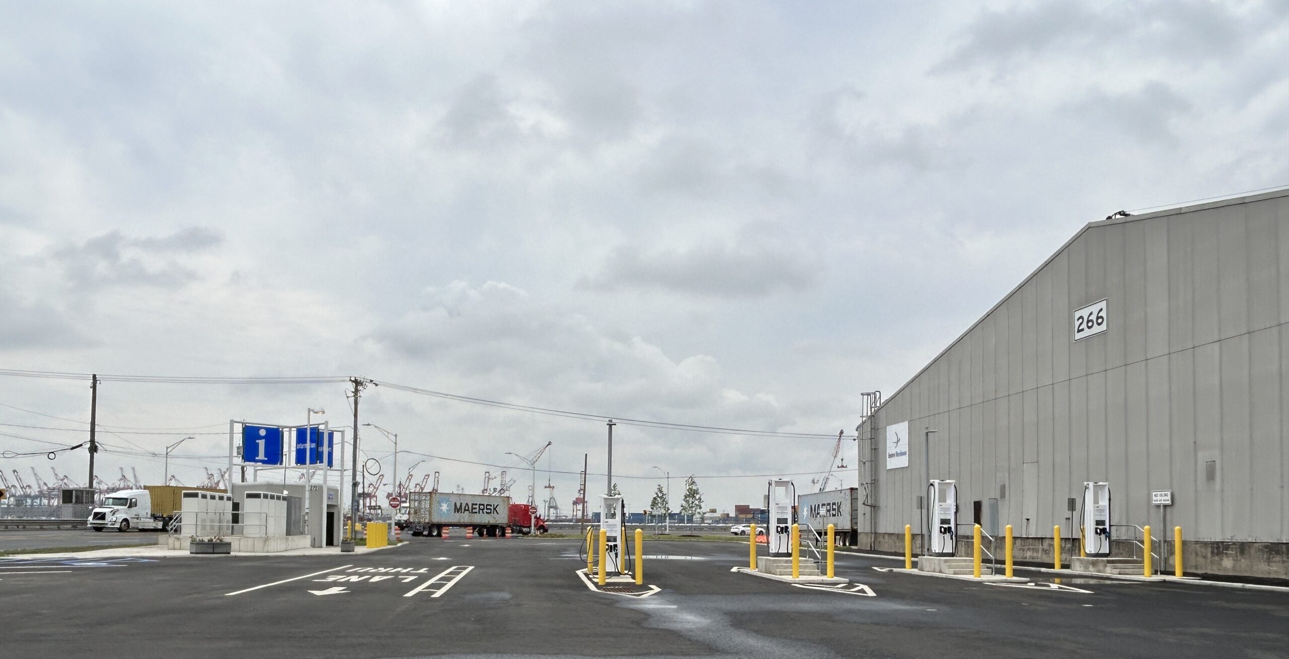 PORT AUTHORITY OPENS ELECTRIC TRUCK CHARGING STATION AT PORT NEWARK ...